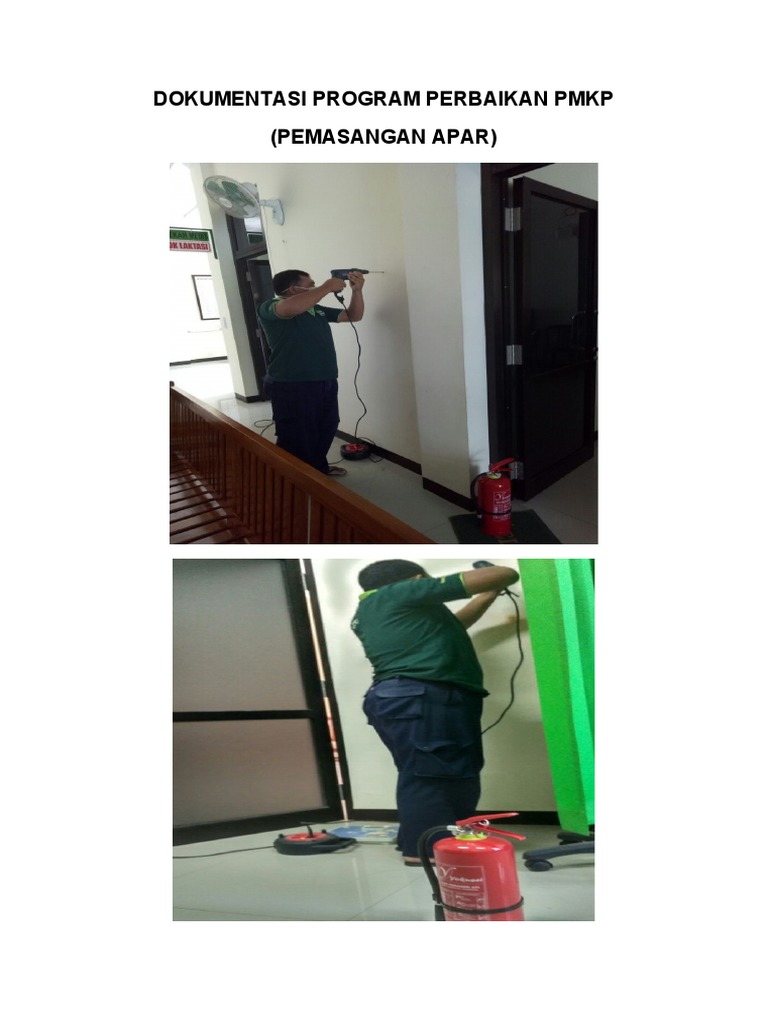 Dokumentasi Program Perbaikan PMKP (Pemasangan Apar) | PDF