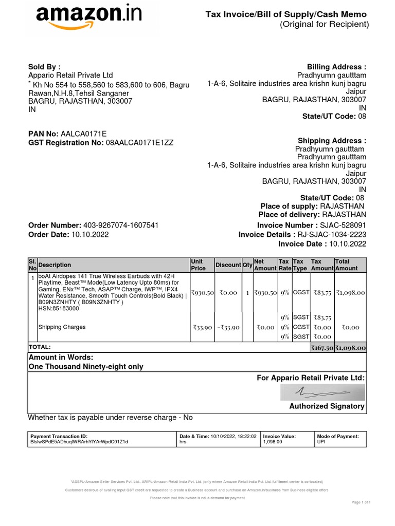 Invoice | PDF | Invoice | Money