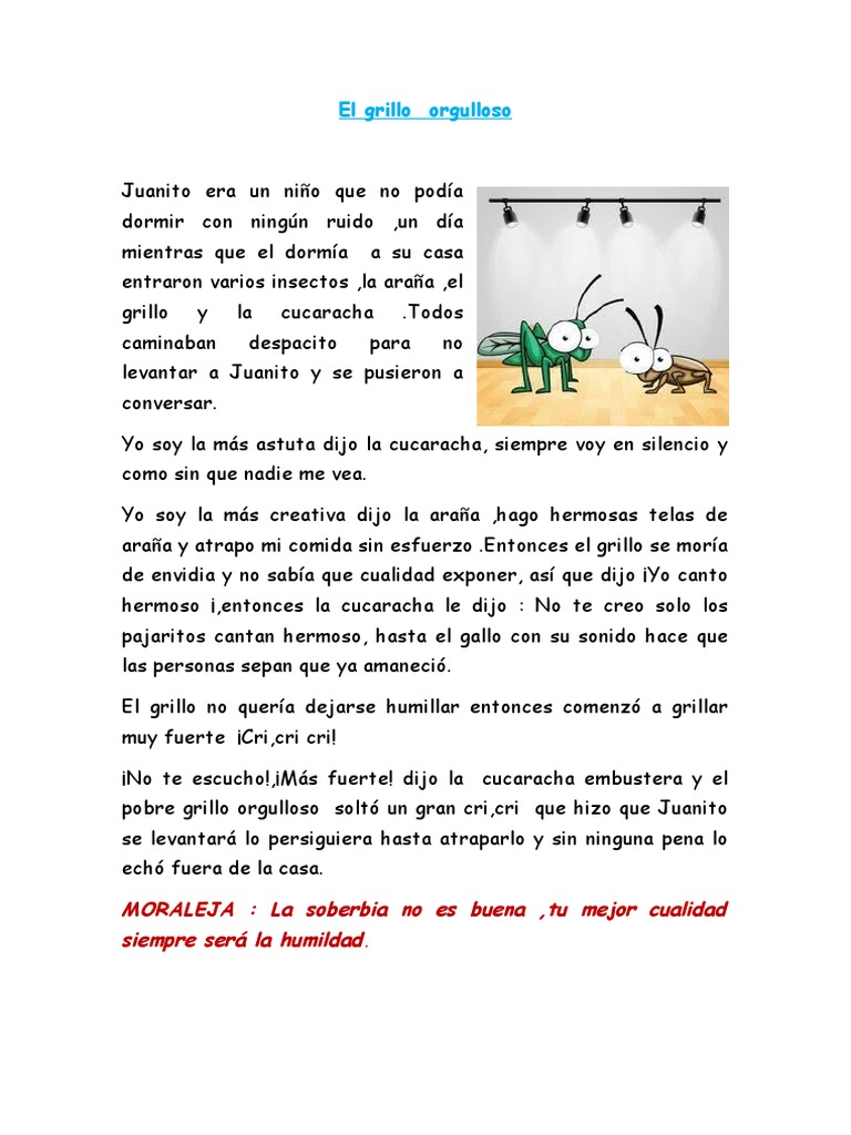El Grillo Orgulloso | PDF