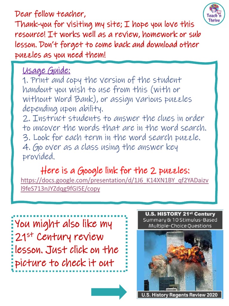 Globalization Puzzle Pdf North American Free Trade Agreement