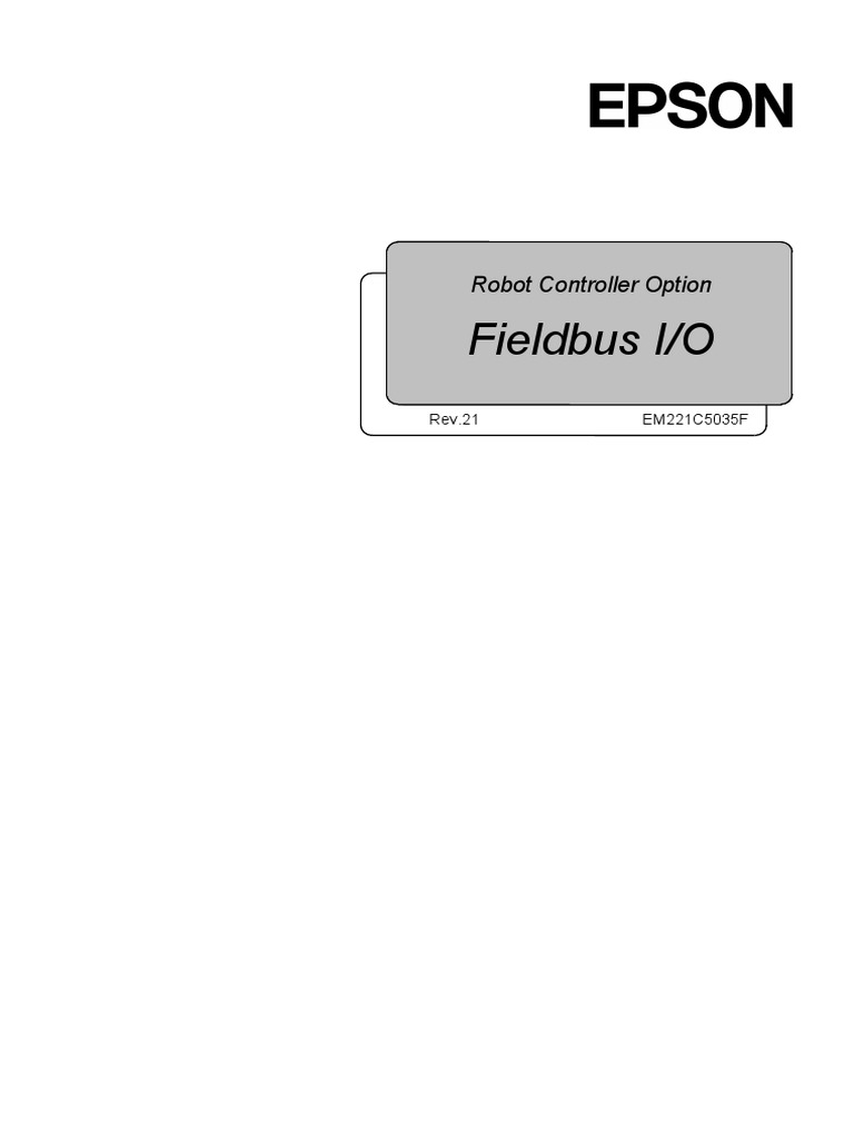 E FieldbusIO RC700 RC90 r21 | PDF | Computer Network | Ethernet