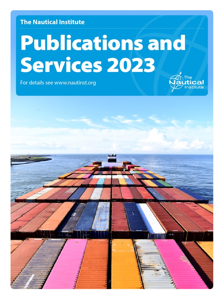 Nautical Institute Publications | PDF