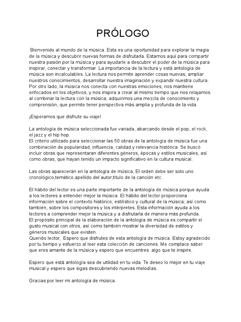 PROLOGO (1) | PDF