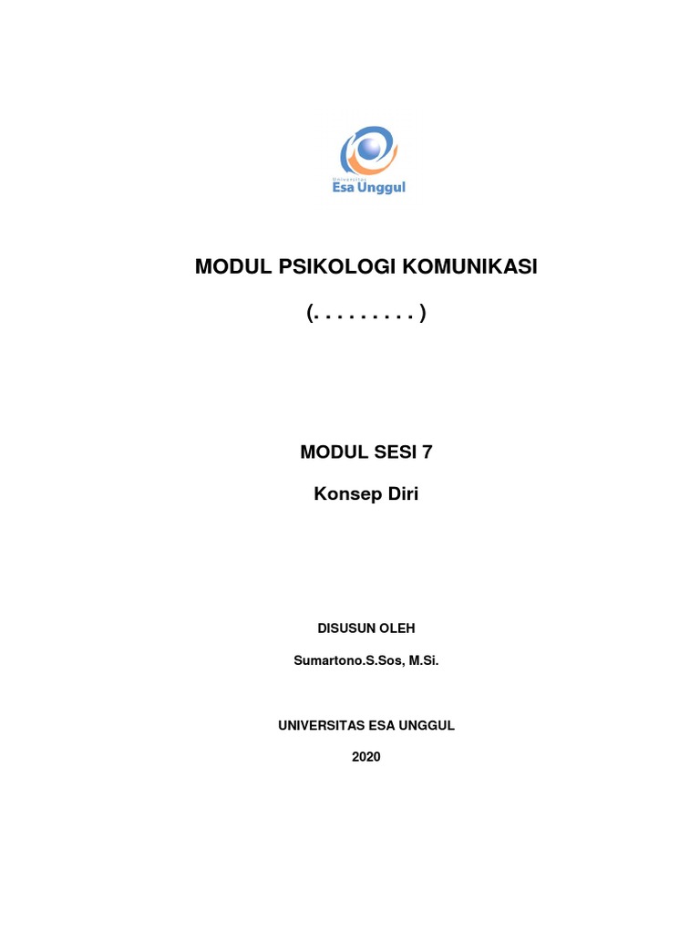 Modul 7 Psikom-Sumartono-5867 | PDF | Karier & Perkembangan | Pengembangan Diri