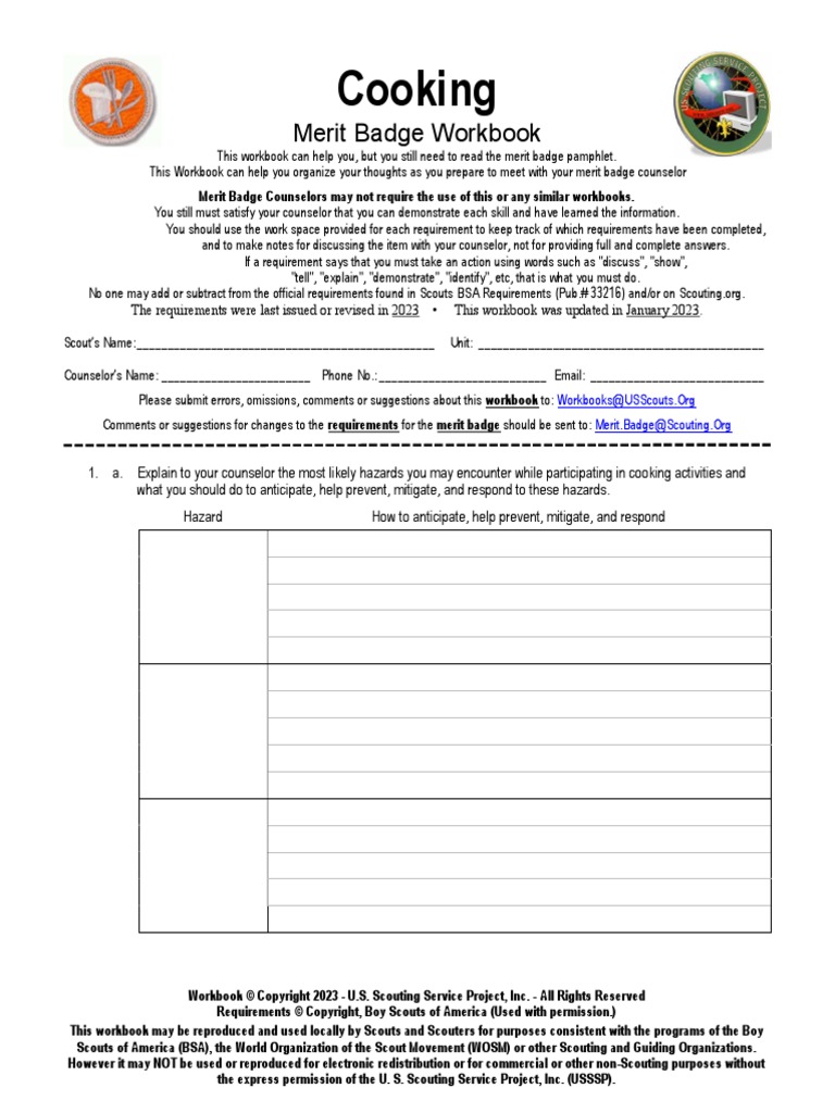 Cooking Workbook | PDF | Meal | Cooking