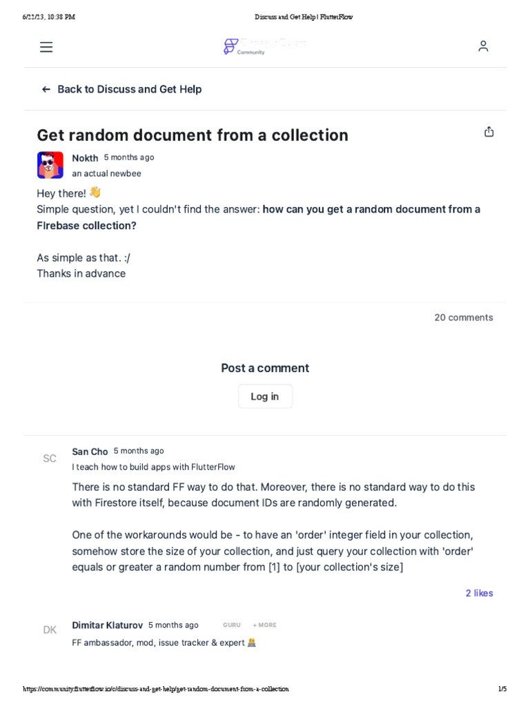 Discuss and Get Help - FlutterFlow | PDF | Computing | Computer Programming