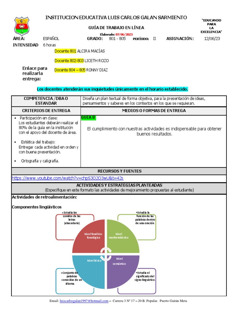 2023 801 Esp Act 8 Reglas Ortográficas | PDF | Ortografía | Comunicación humana