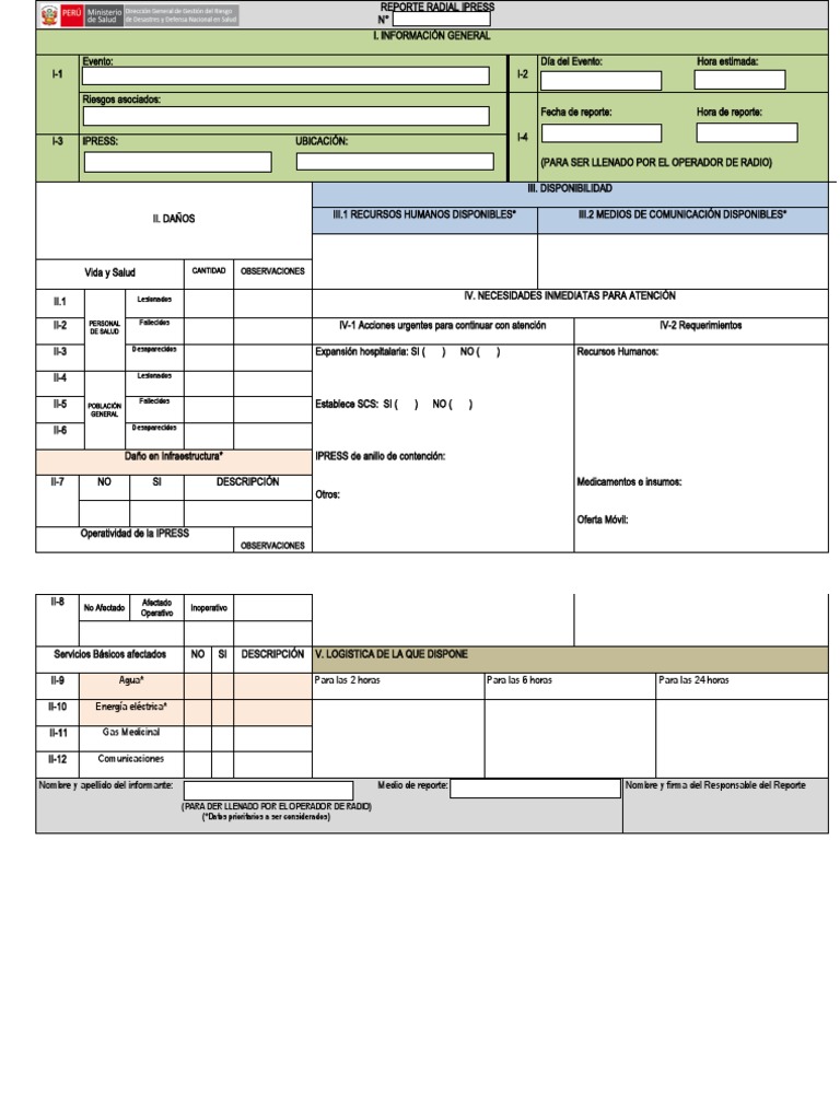 1 Er Reporte Rápido IPRESS - HOSPITALES - 31-05-2023 | PDF