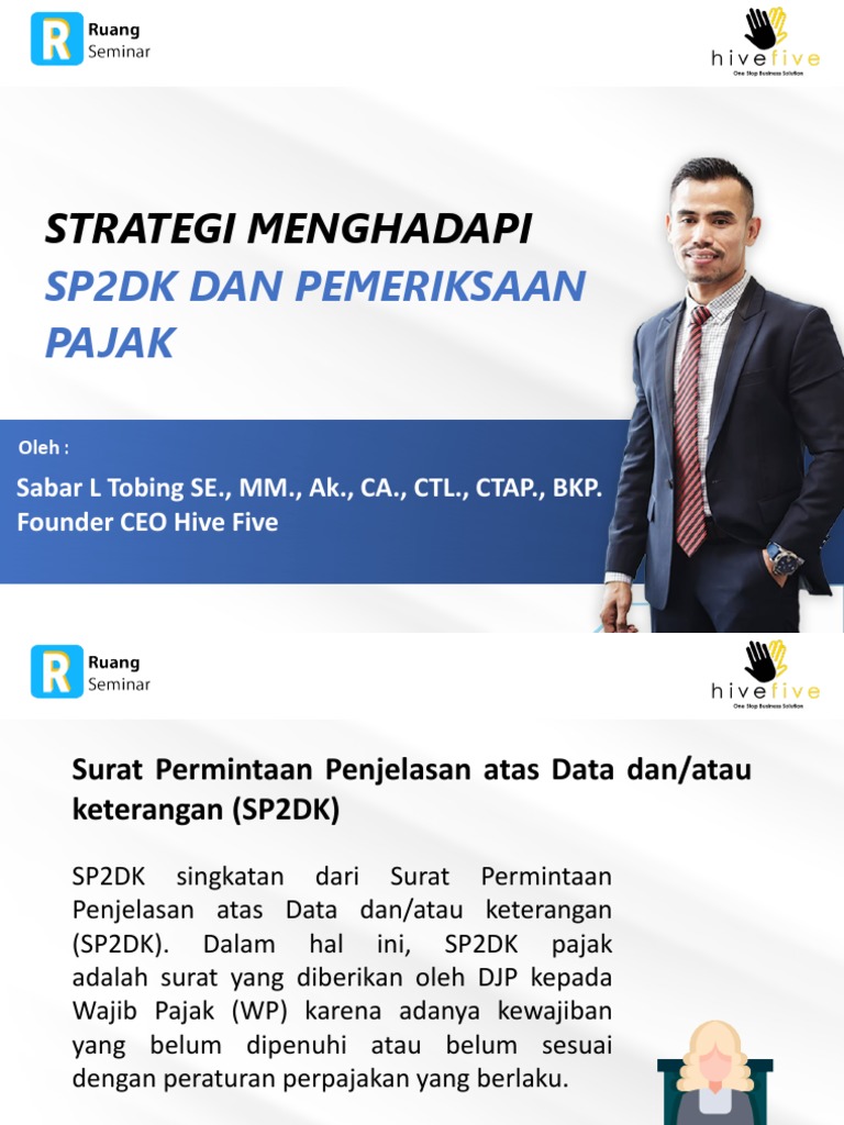 Webinar SP2DK | PDF