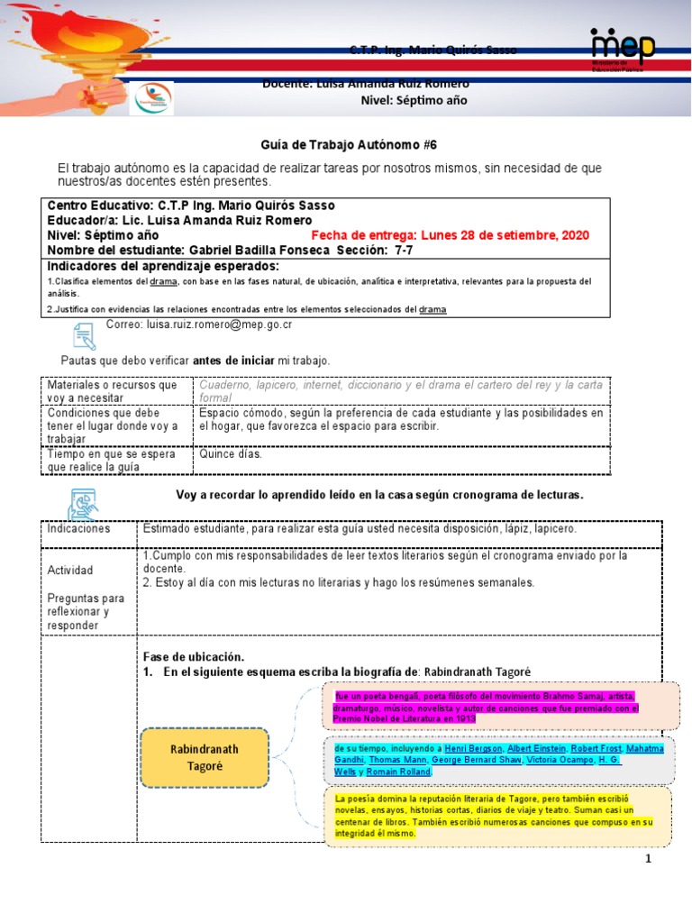 GTA - 6 Drama El Cartero Del Rey | PDF | Rabindranath Tagore