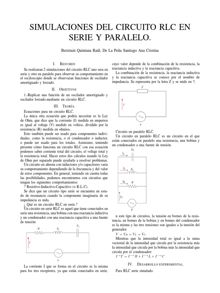 Circuito RLC | PDF