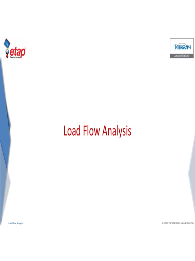 01 ETAP Load Flow Study | PDF