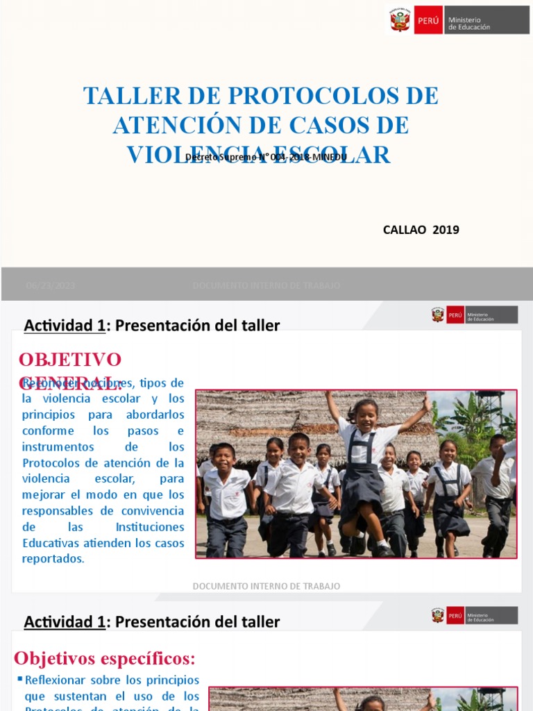 Taller de Protocolos - Presentación | PDF