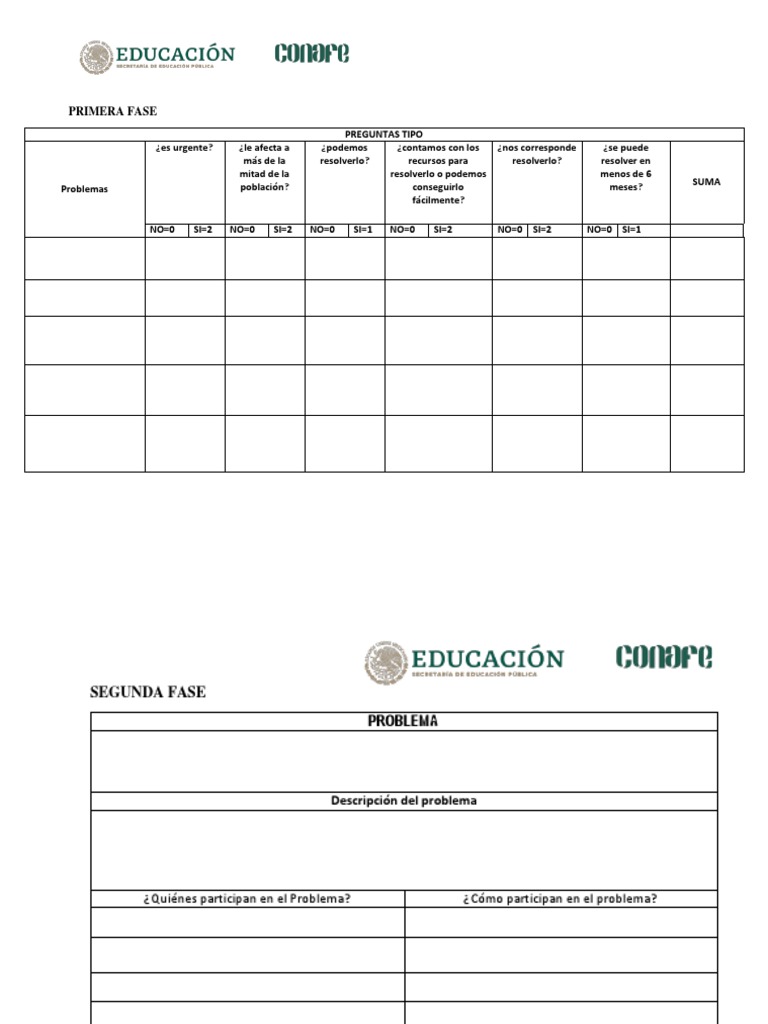 Formatos Proyecto Comunitario-2 | PDF