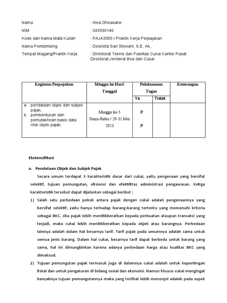 Tuweb 5 Revisi Alea Gheasane 043590146 | PDF