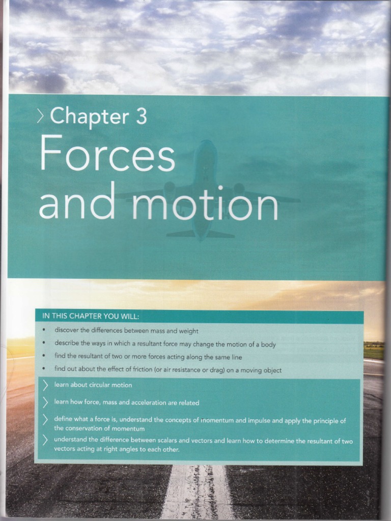 CIE IGCSE Physics 3rd Edition Chapter 3 | PDF | Weight | Force