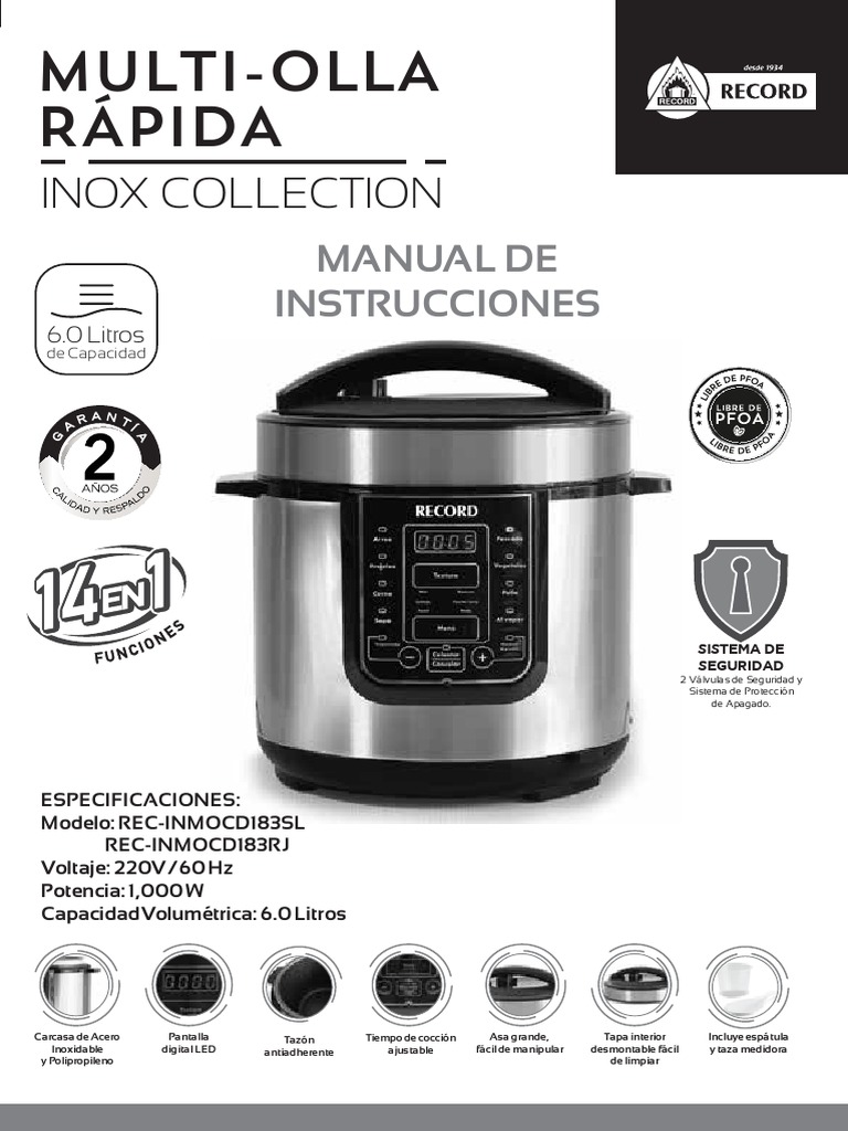 Multi-Olla Rápida: Inox Collection | PDF | Residuos | El plastico