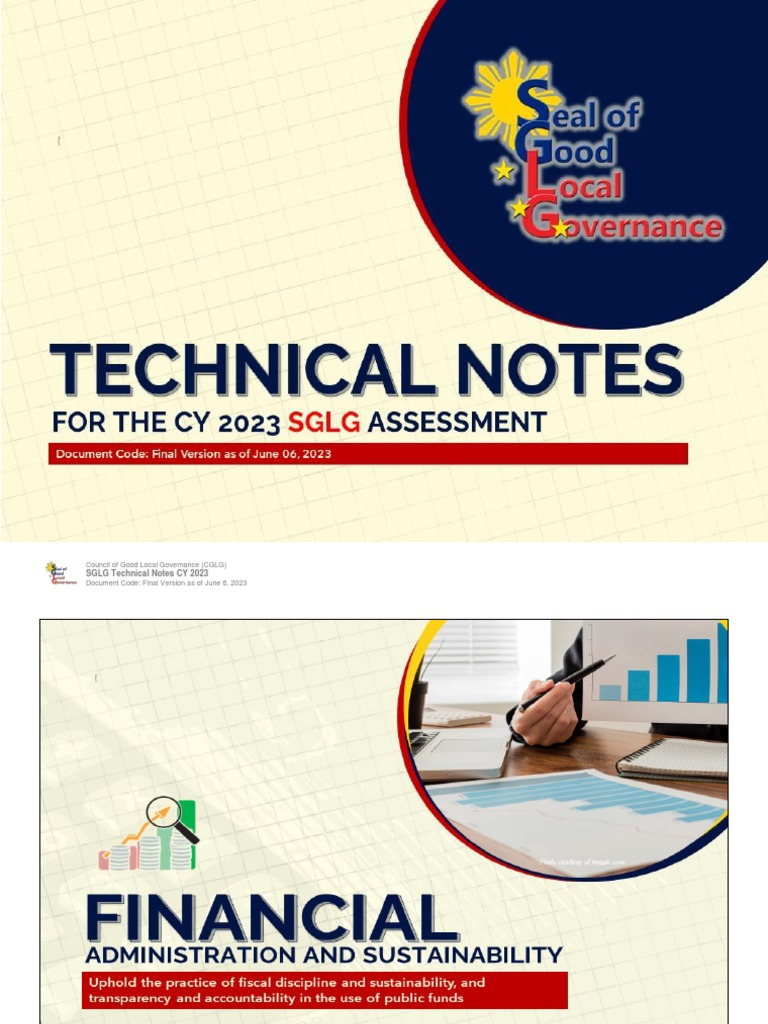 2023 SGLG Technical Notes - As of 06 June 2023 | PDF | Audit | Auditor ...