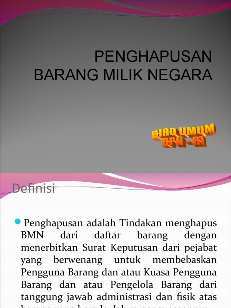 Slide Presentasi | PDF | Pengelolaan Keuangan & Uang
