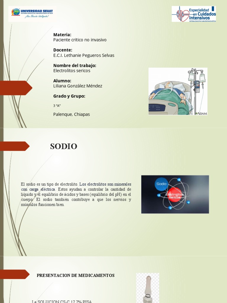 Análisis de Electrolitos Sanguíneos | PDF | Potasio | Química