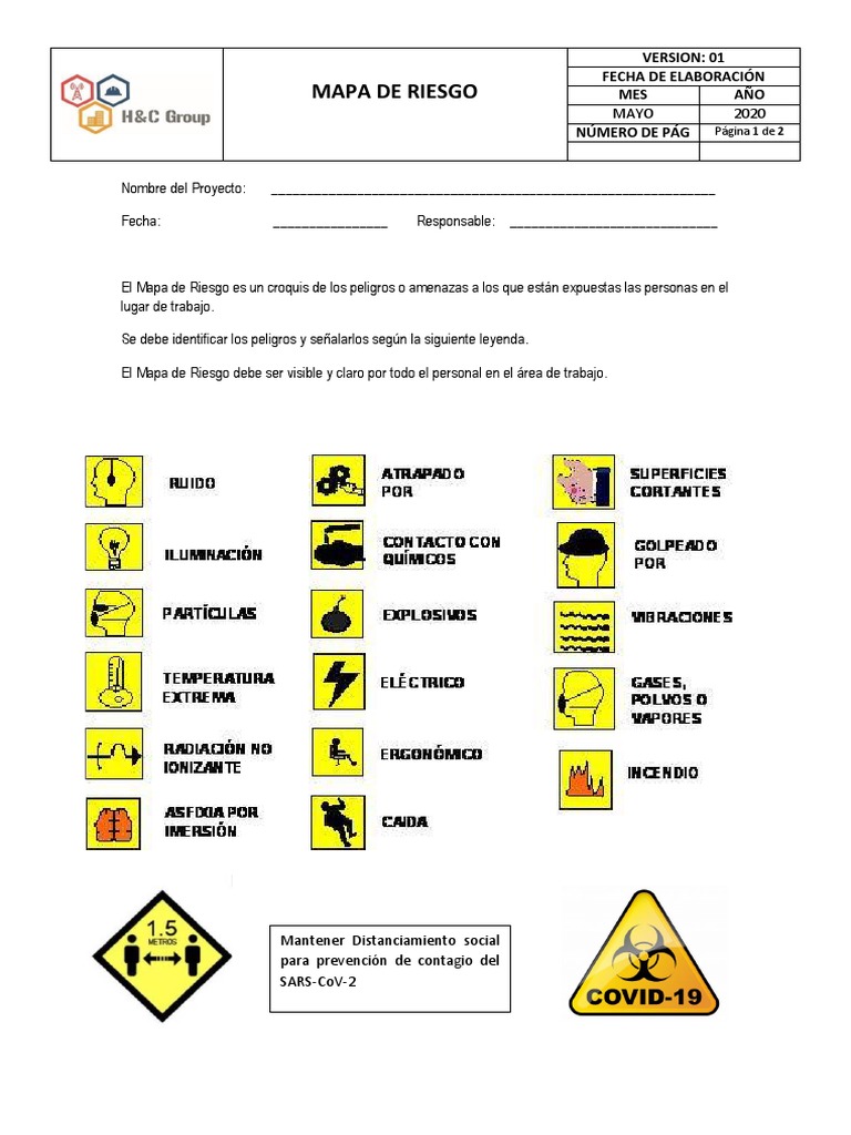 Formato Mapa de Riesgos | PDF