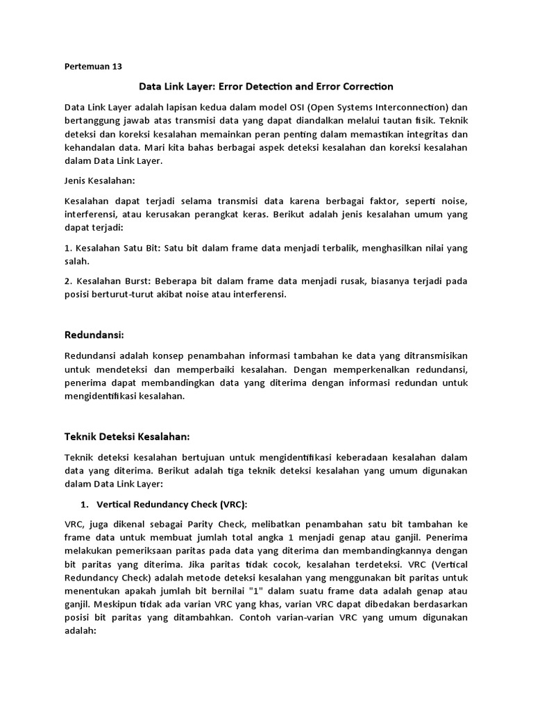 Pertemuan 13 & 14 | PDF