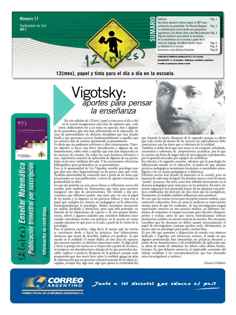 Vigotsky (1) - 1-3 | PDF | Sicología | Teoría