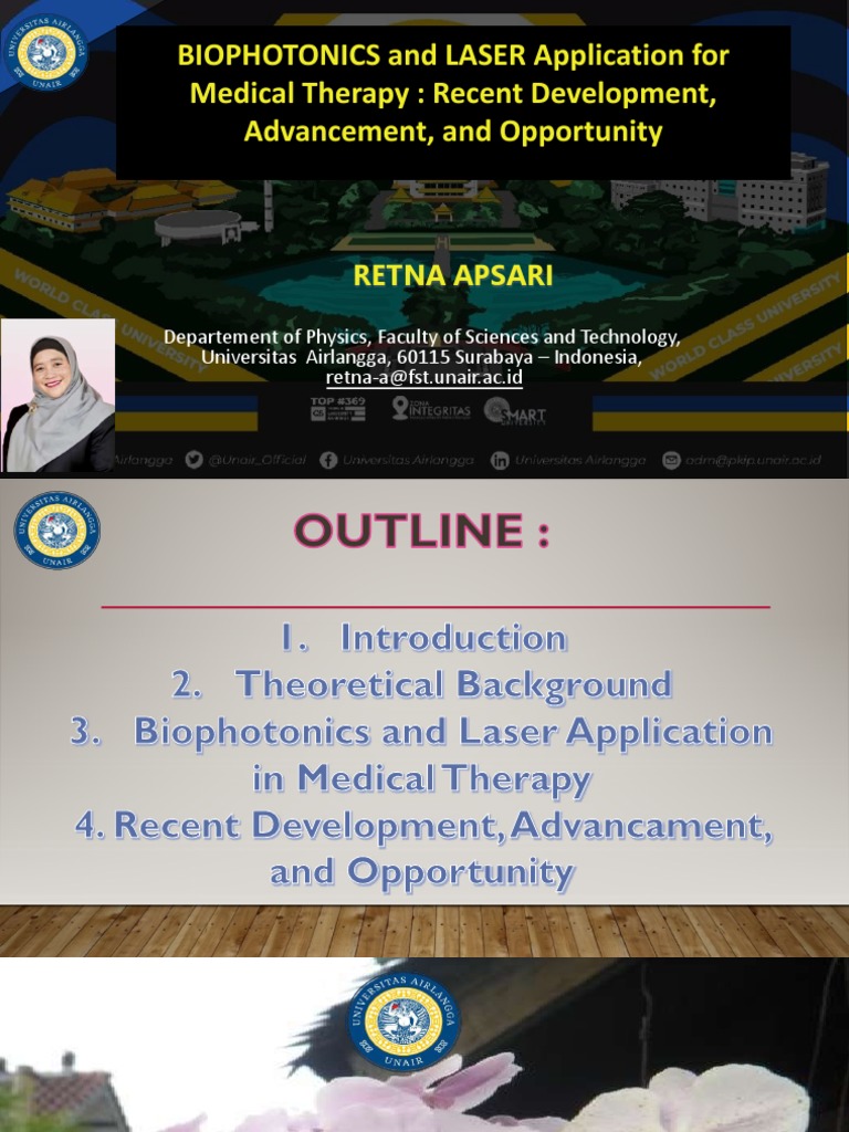 Biophotonic and Laser Application For Medical Therapy Recent ...