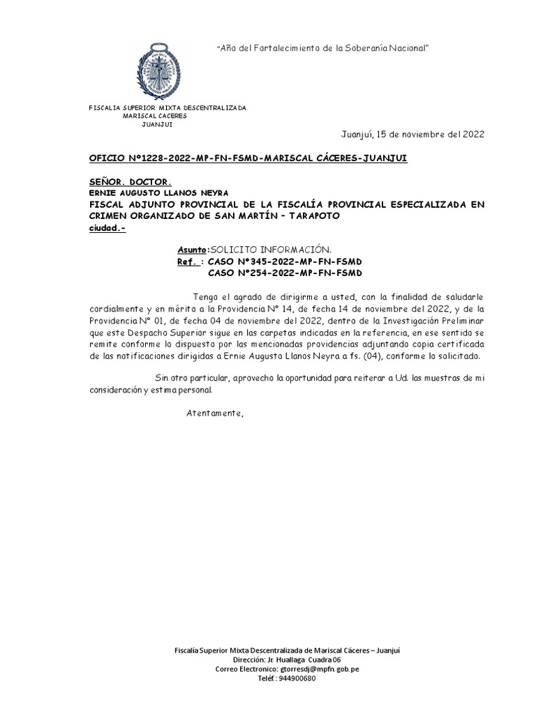 Modelos de OFICIOS -2021.1 | PDF