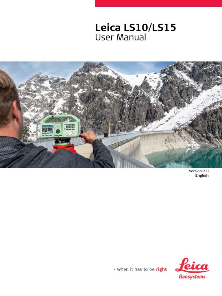 Leica LS10 LS15 User Manual | PDF | Radio | Computer Keyboard