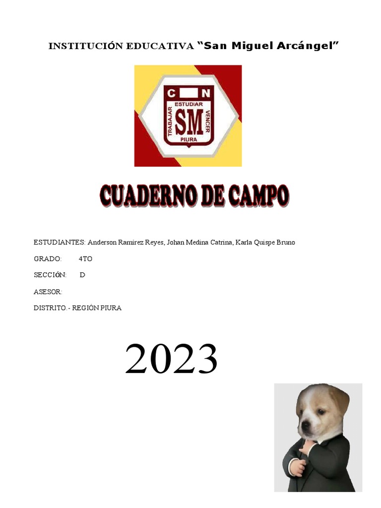 Modelo Cuaderno de Campo Eureka 2023 NJP | PDF | Experimentar | Hipótesis