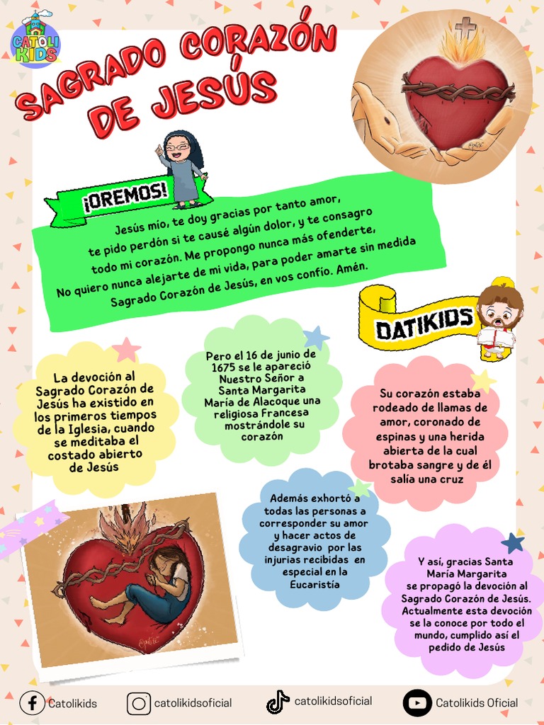 Sagrado Corazón de Jesús para Niños | PDF