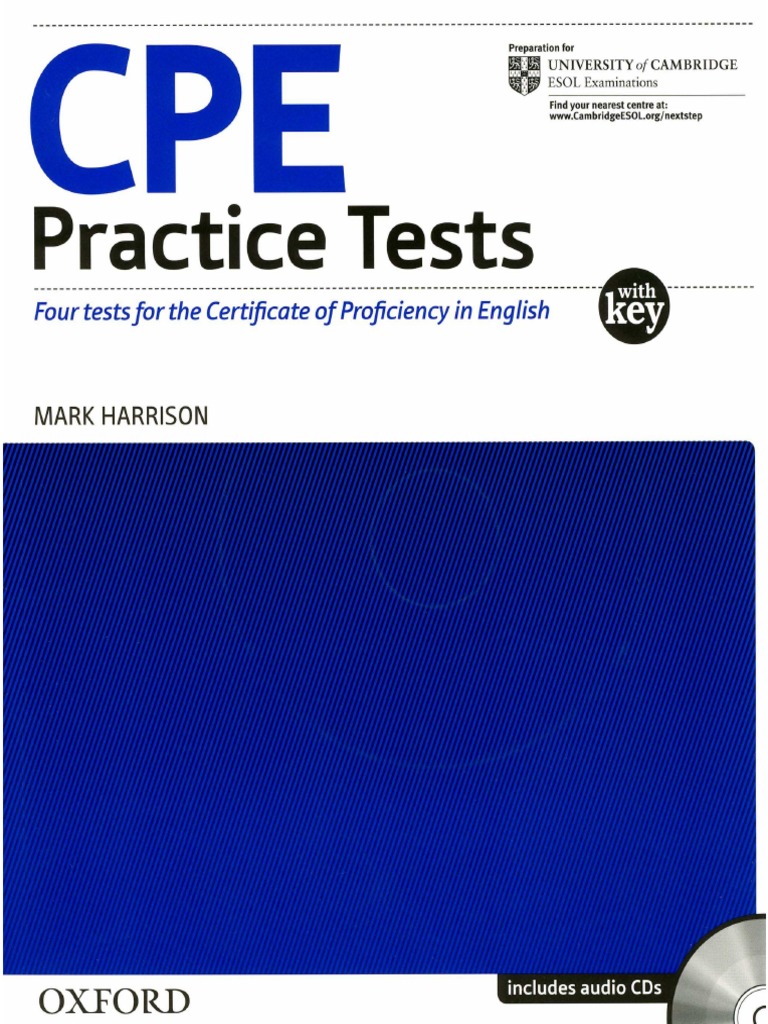 Mark Harrison CPE Practice Tests | PDF
