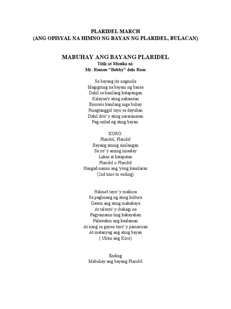 Plaridel March | PDF