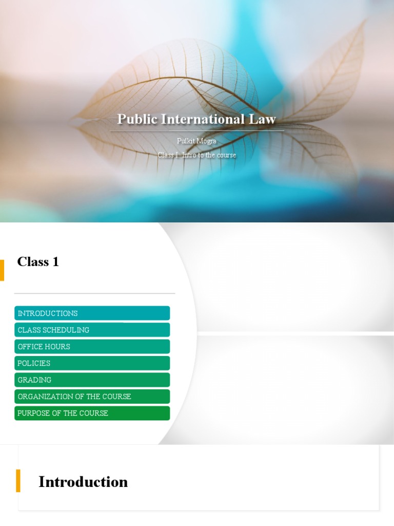 Intro Class | PDF Intro Class | PDF