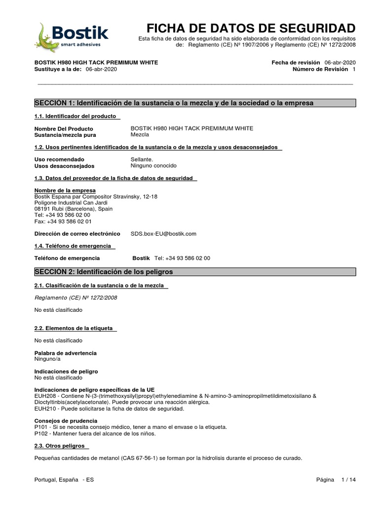 MSDS Never Seez | PDF | Naturaleza | Ciencias fisicas