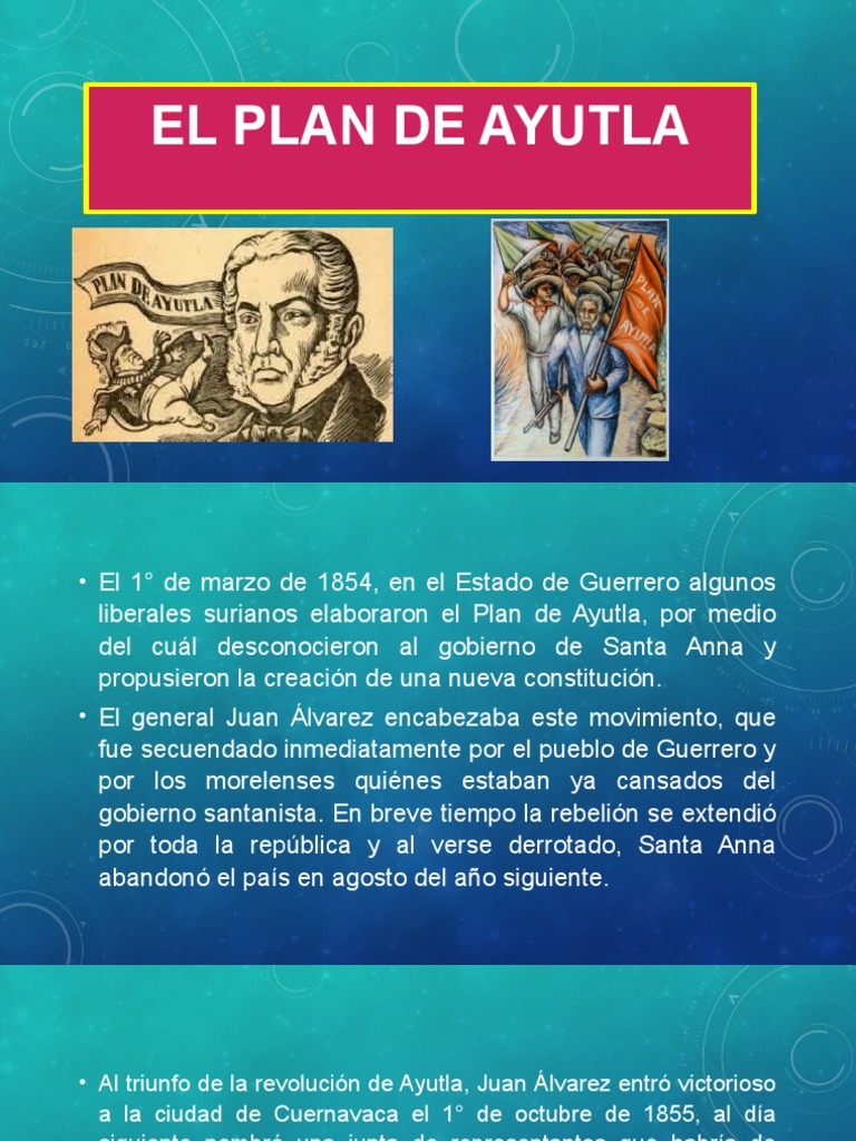 El Plan de Ayutla | PDF | México | Gobierno