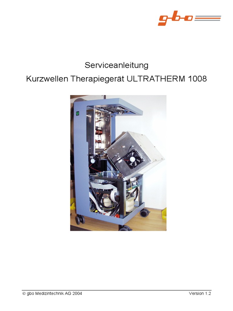 GBO_Ultratherm_1008_-_Reparaturanleitung | PDF