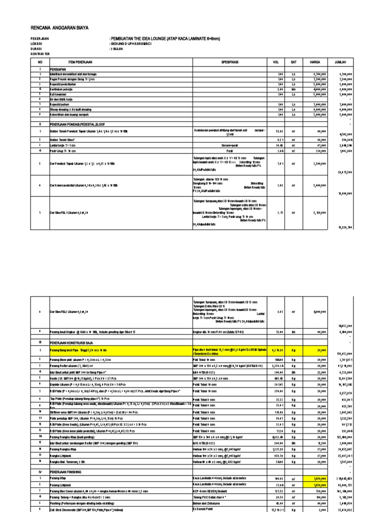 BQ IDEA LOUNGE UPH - SIPIL MEP (Rev 1) | PDF