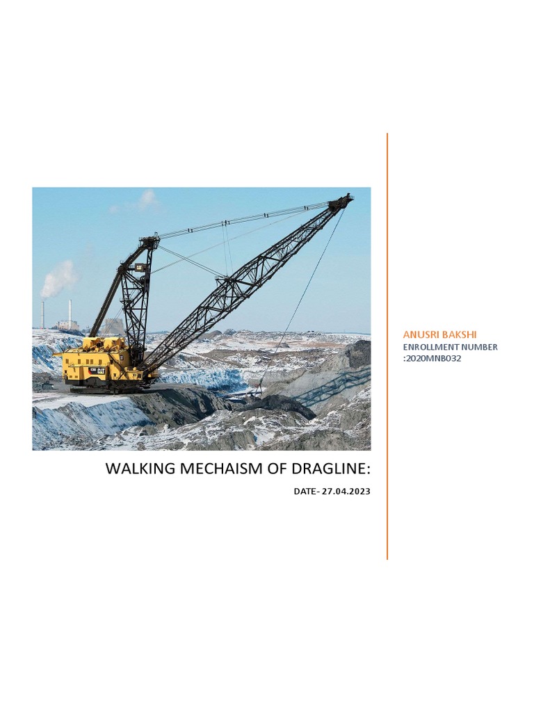 dragline walking mechanism | PDF