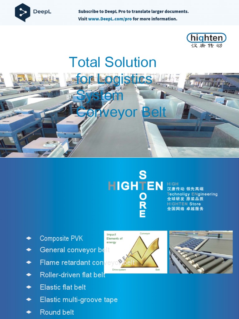 CÔNG TY BĂNG T I HIGHTEN en | PDF | Belt (Mechanical) | Mechanical ...