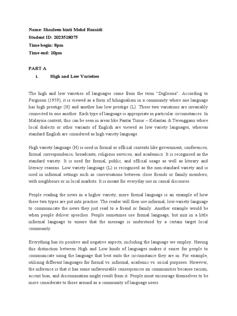 Shazleen Rozaidi - 2022518075 | PDF