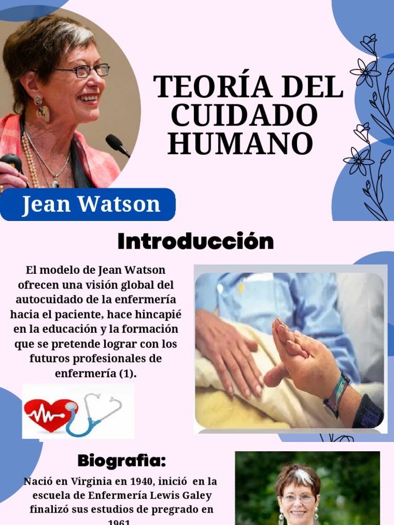 Teoría del Cuidado Humano de Watson | PDF | Enfermería | Sicología