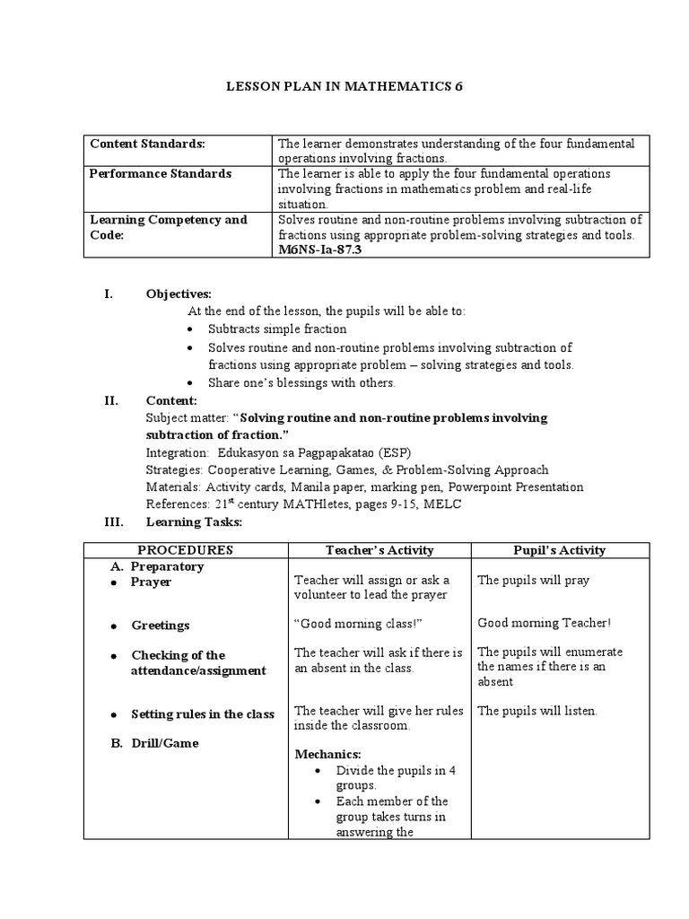 Cot Math 2021-2022 | PDF