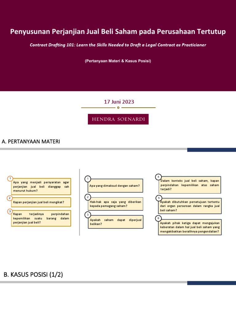 Kasus Posisi Workshop ICDC - 230617 - 080145 | PDF