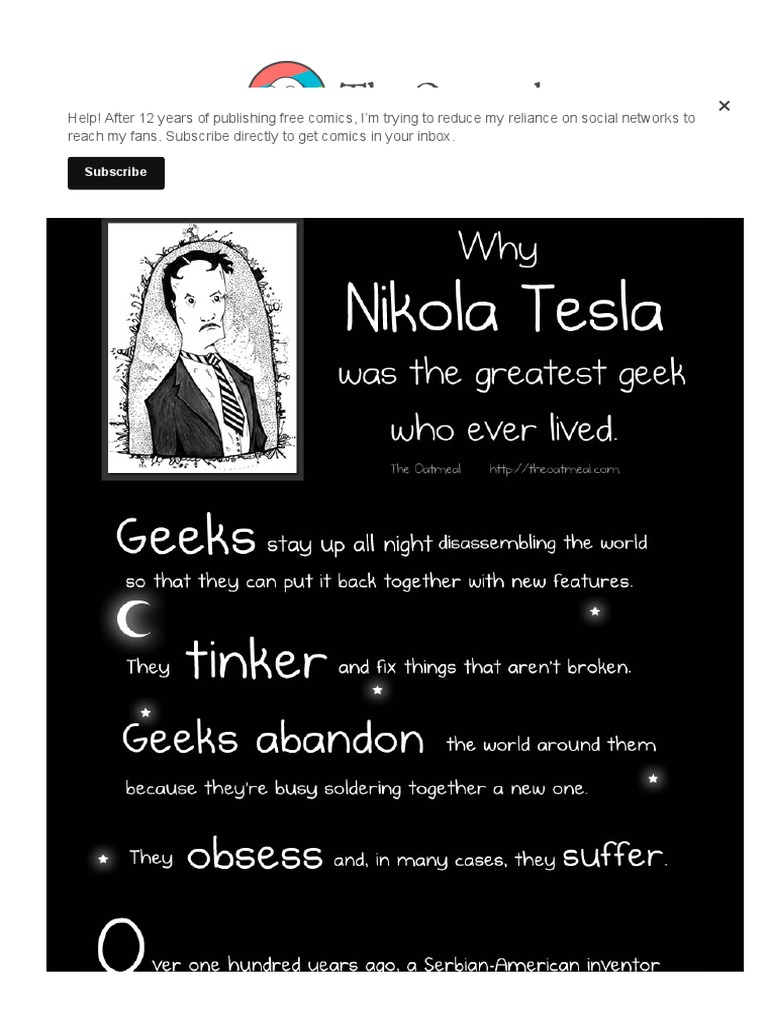 Theoatmeal Com Comics Tesla | PDF