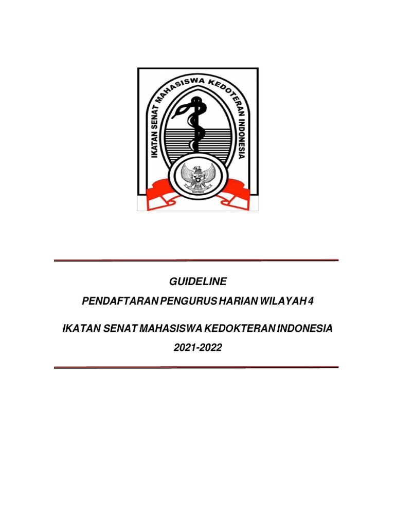 Pendaftaran Pengurus ISMKI Wilayah 4 | PDF