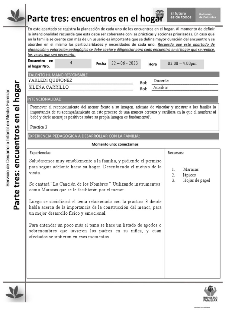 Importancia del Nombre en el Desarrollo Infantil | PDF