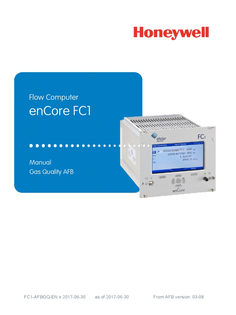 FC1 AFB-GQ en 2017-06-30 | PDF | Gases | Temperature