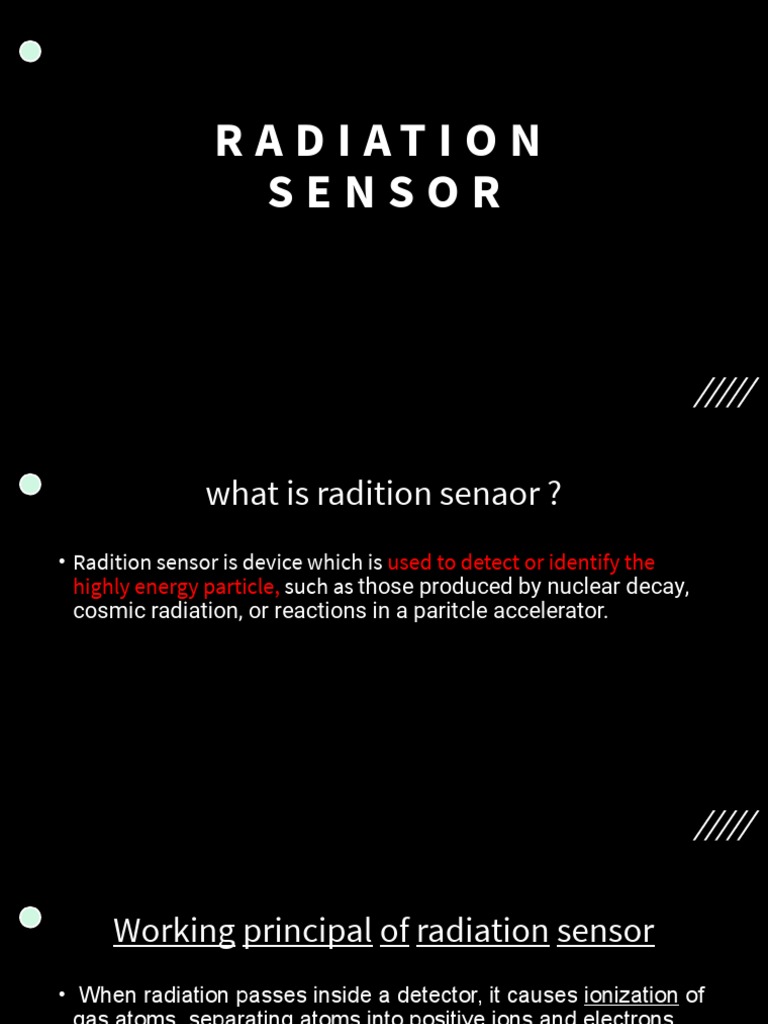Radiation Sensor | PDF | Radiation | Waves